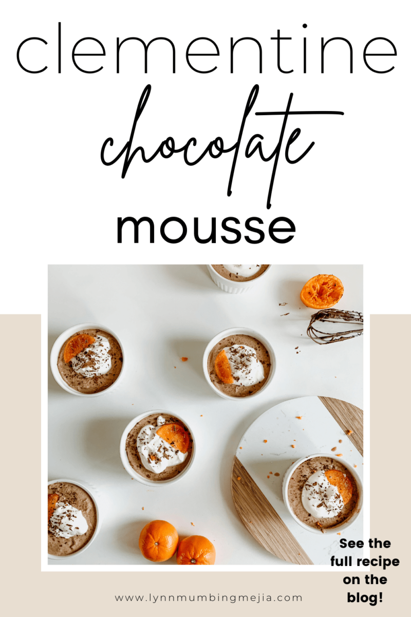 Clementine Chocolate Mousse | Lynn Mumbing Mejia
