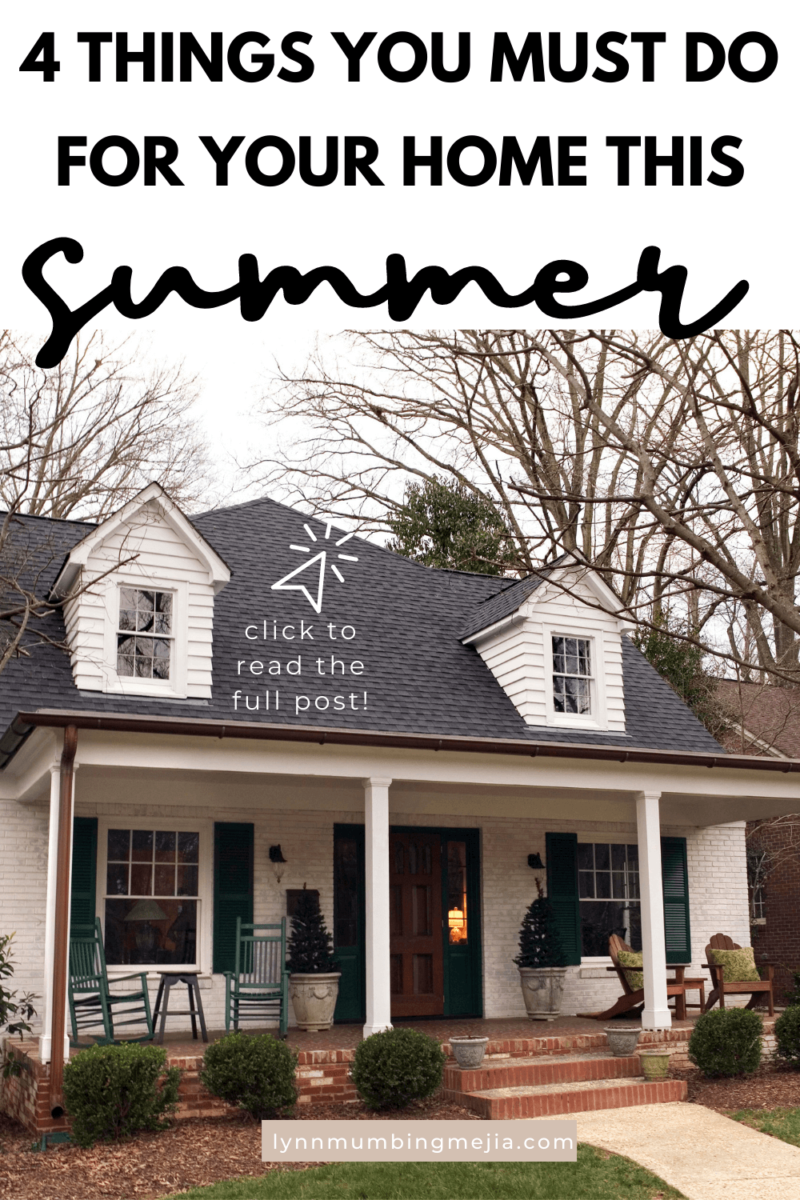 4 Things You Must Do For Your Home This Summer | AD | Lynn Mumbing Mejia