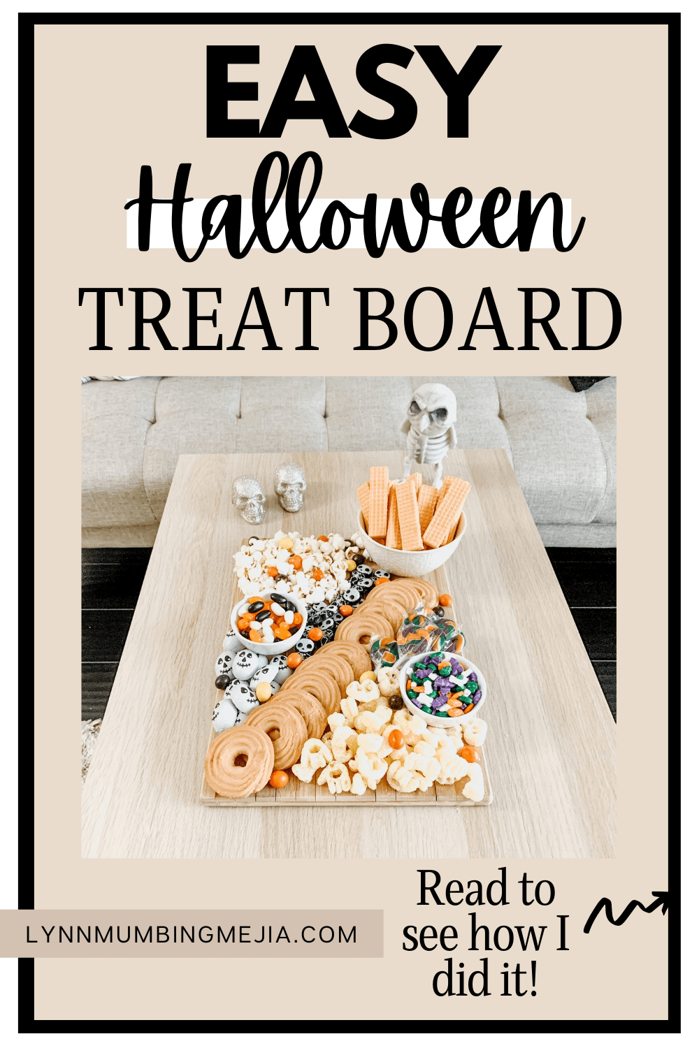 Easy Halloween Treat Board | Lynn Mumbing Mejia