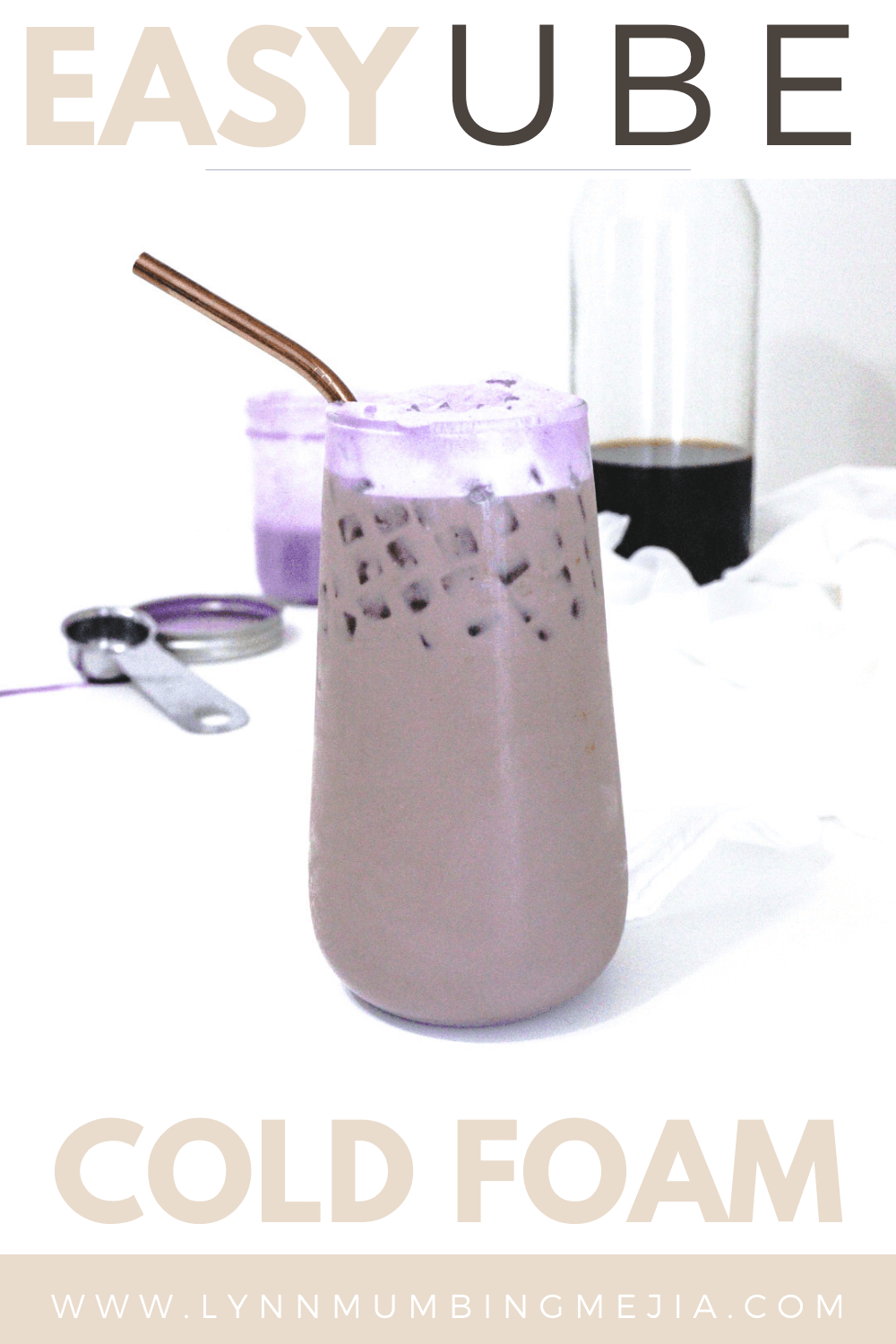 Ube Cold Foam | Lynn Mumbing Mejia