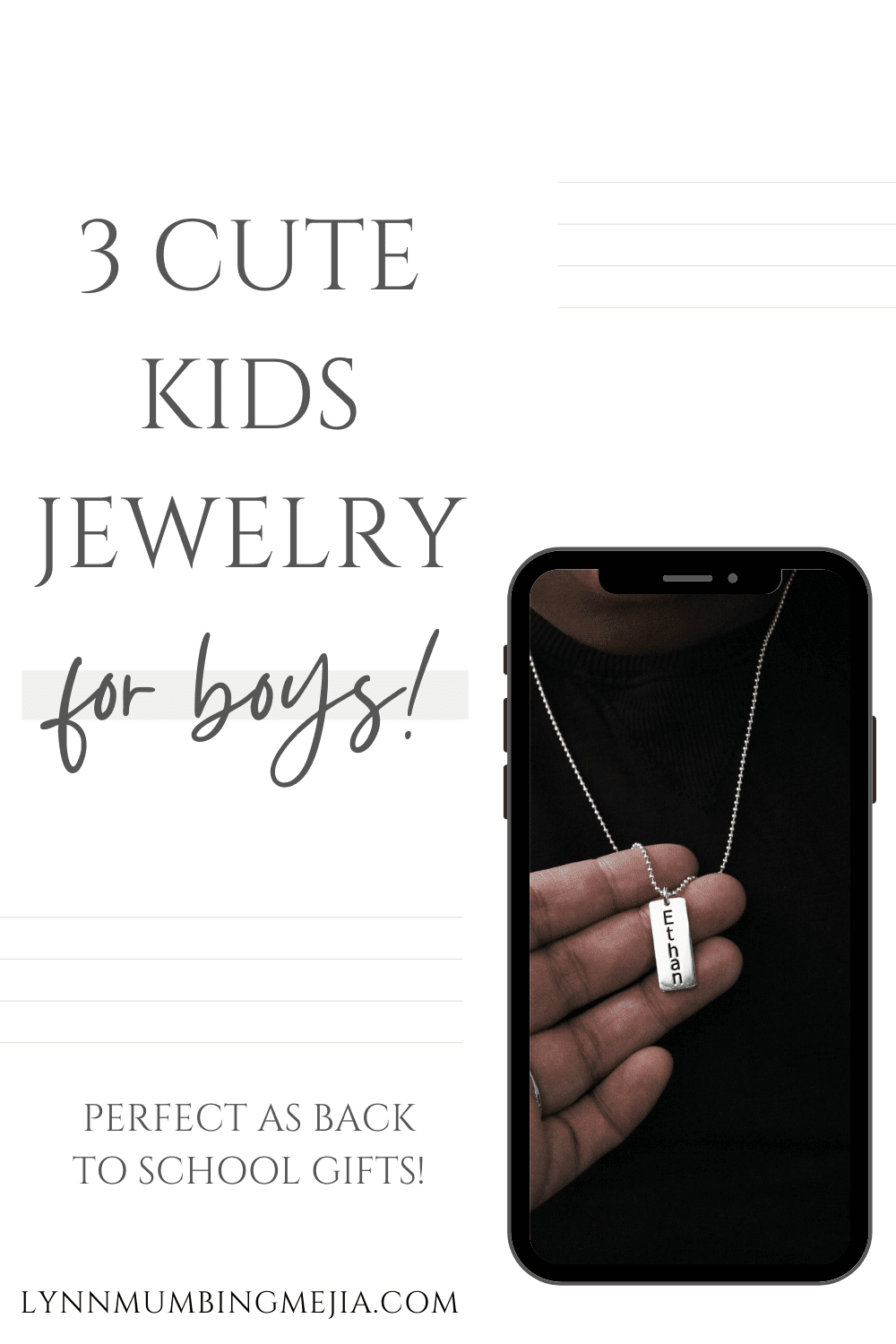 3 Cute Kids Jewelry for Boys - Perfect Back to School Gift! | AD | Lynn ...