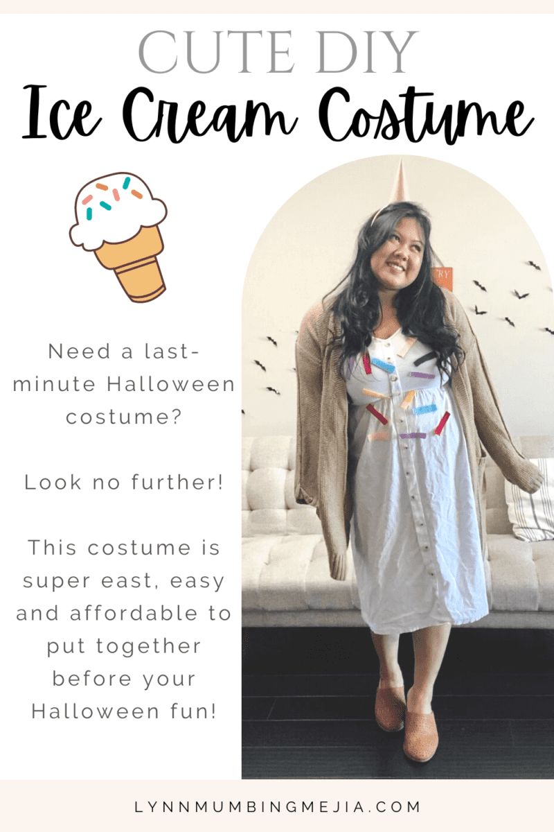 Cute and Affordable DIY Ice Cream Costume | Lynn Mumbing Mejia