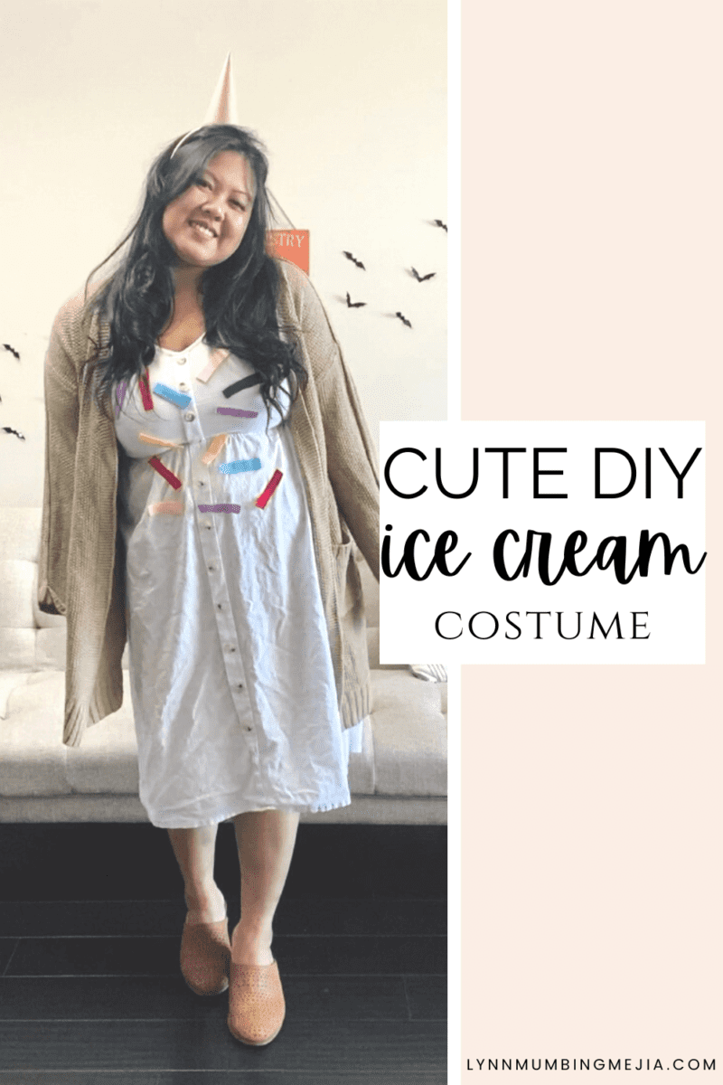 Cute and Affordable DIY Ice Cream Costume | Lynn Mumbing Mejia