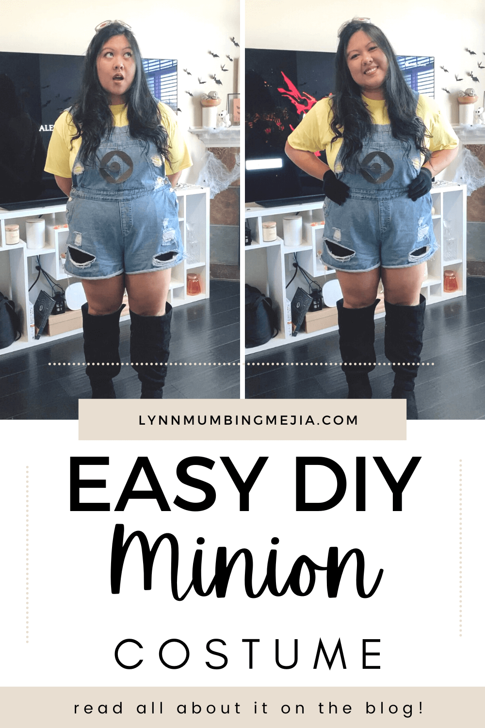 Easy DIY Despicable Me Minion Costume | Lynn Mumbing Mejia