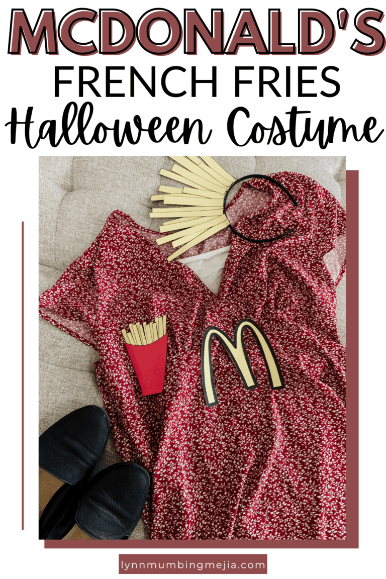 Cute and Cheap DIY McDonald's French Fries Costume | Lynn Mumbing Mejia