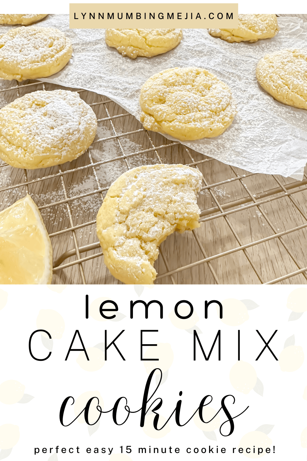 Lemon Cake Mix Cookies | Lynn Mumbing Mejia