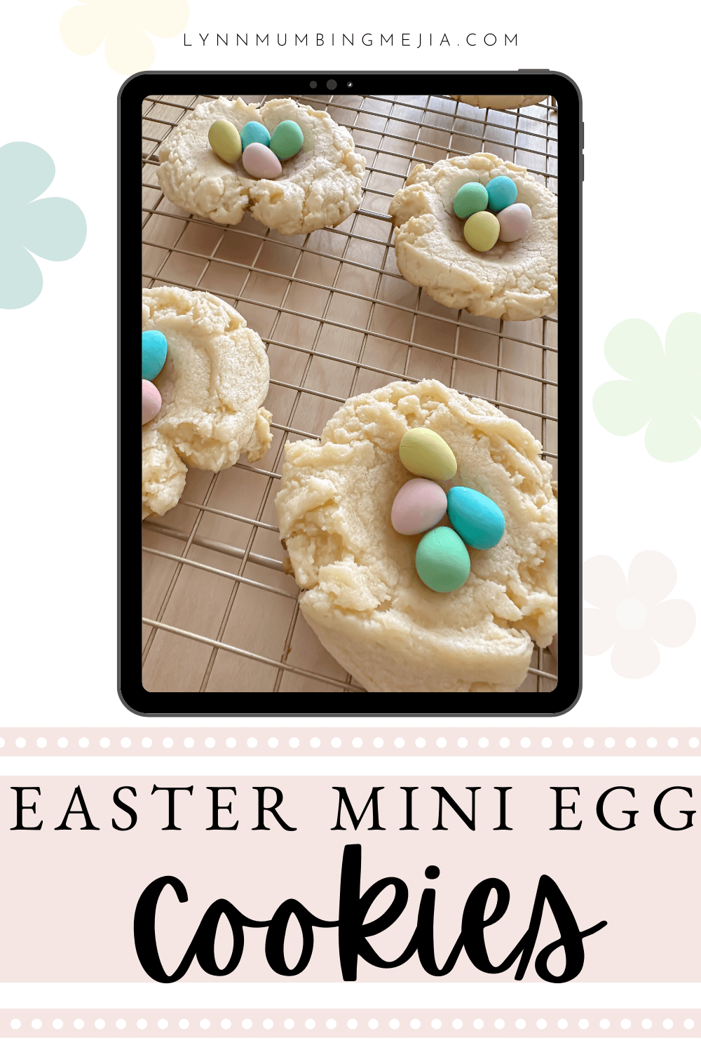 Easter Mini Egg Cookies | Lynn Mumbing Mejia