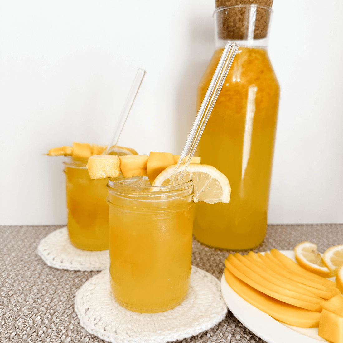 Quick & Sweet Mango Lemonade | Lynn Mumbing Mejia