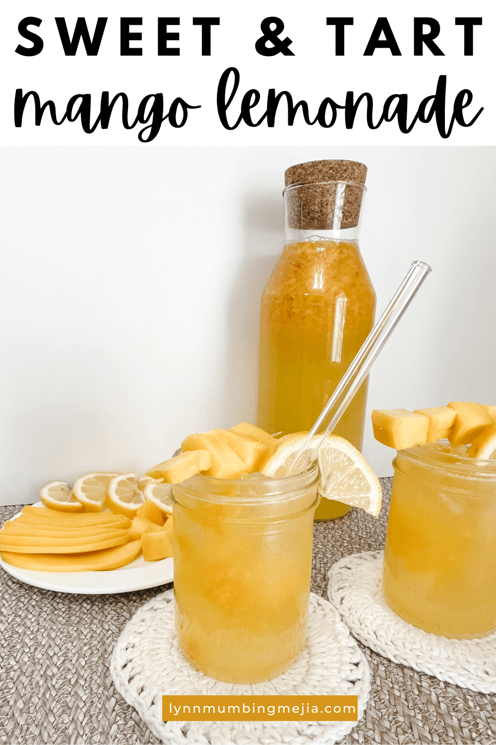 Quick & Sweet Mango Lemonade | Lynn Mumbing Mejia