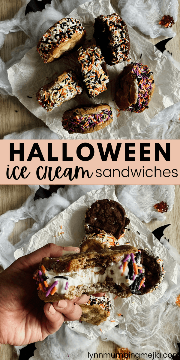 Halloween Ice Cream Sandwiches | Lynn Mumbing Mejia