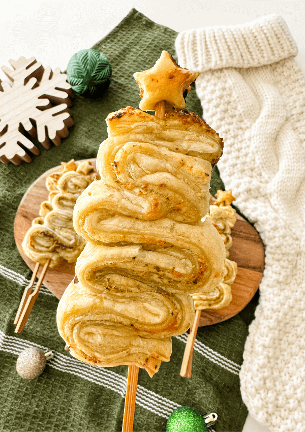 Pesto Puff Pastry Christmas Trees | Lynn Mumbing Mejia