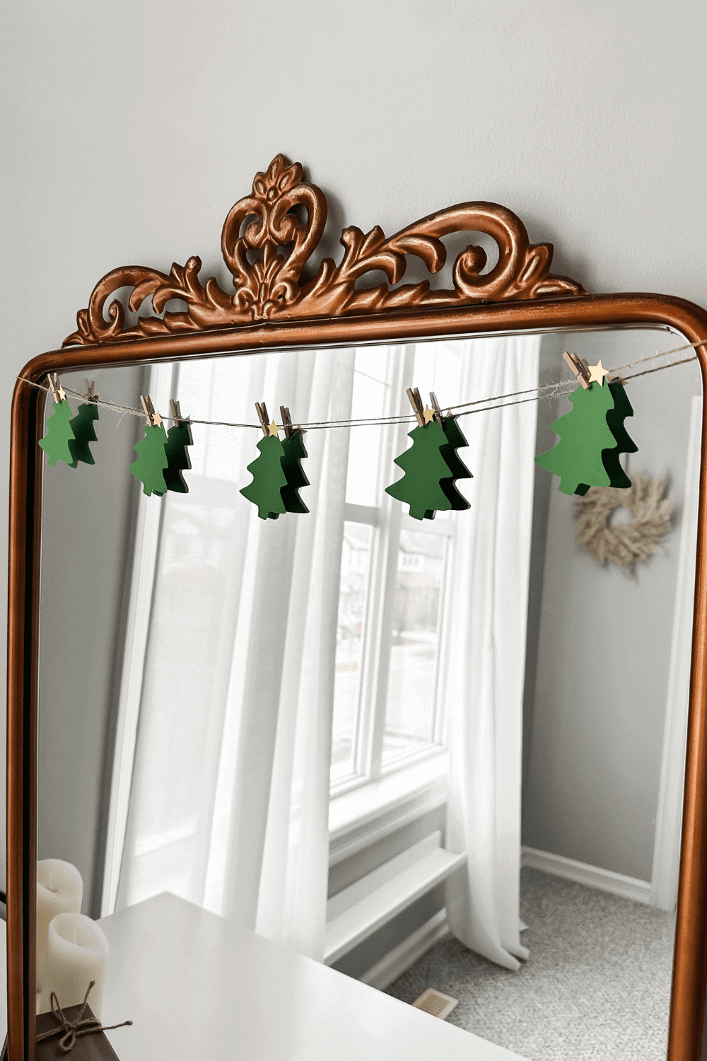 Easy Christmas Tree Garland | Lynn Mumbing Mejia