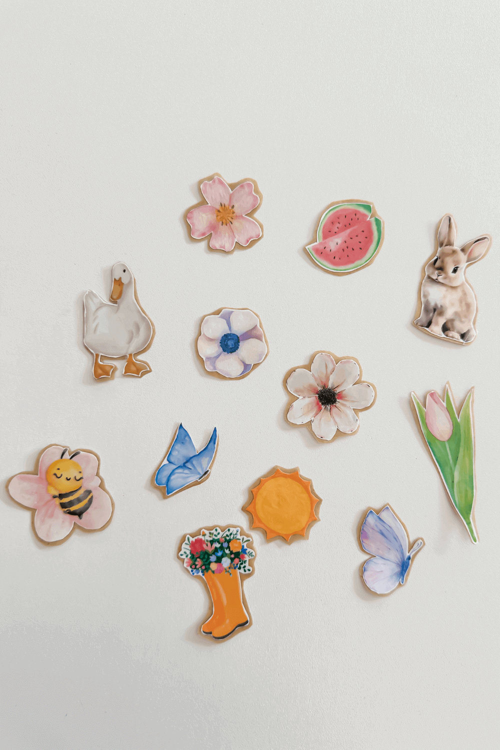 DIY Easy Spring Stickers | Lynn Mumbing Mejia