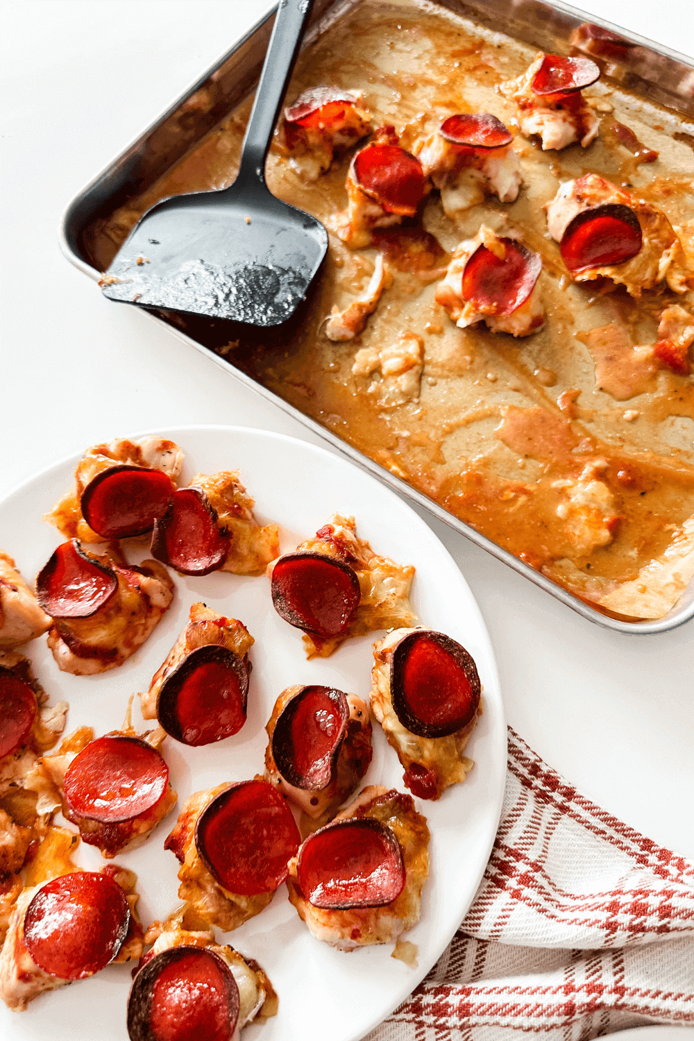 Pepperoni Chicken Pizza Bites | Lynn Mumbing Mejia