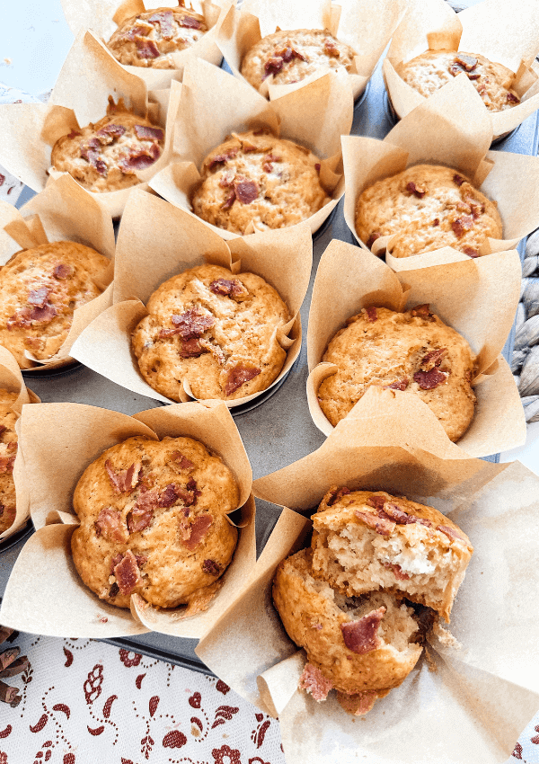 Maple Bacon Muffins | Lynn Mumbing Mejia