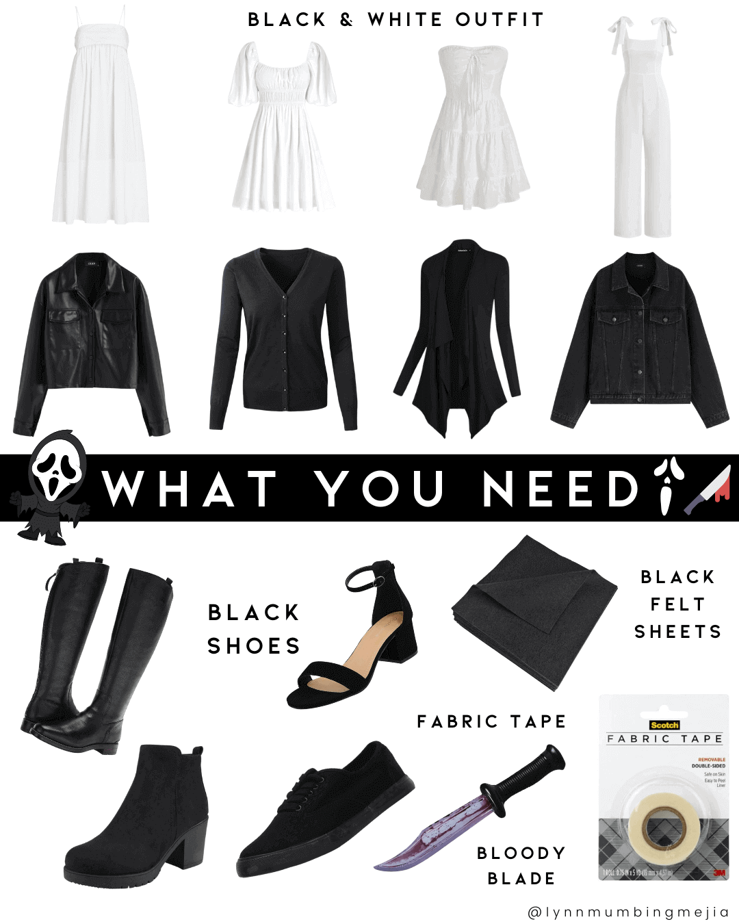 DIY Scream Ghost Face Costume | Lynn Mumbing Mejia